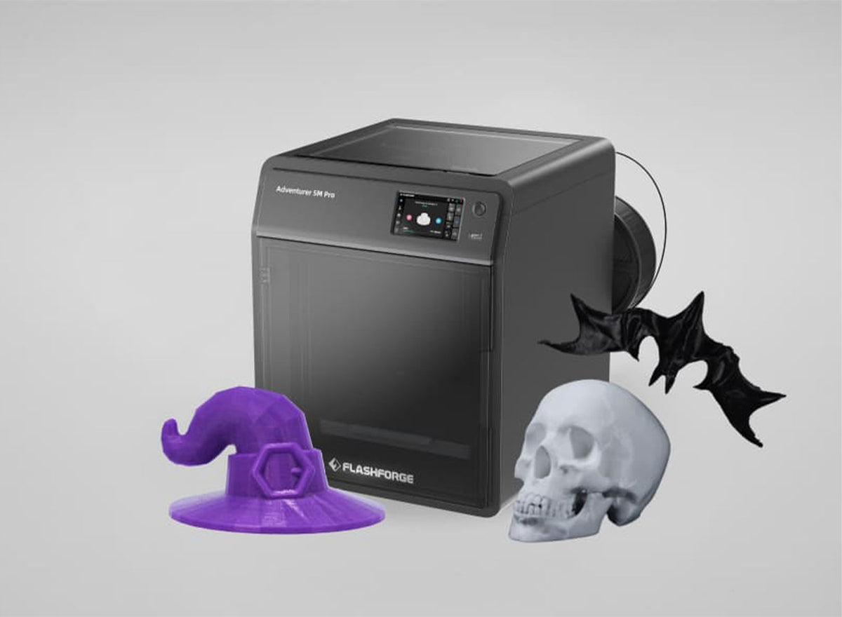 Enjoy Your Halloween 3D Prints With The Flashforge Adventurer 5M Pro 3