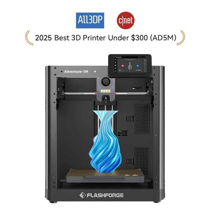 Flashforge Adventurer 5M 3D Printer, 600mm/s High Speed, Beginner-frie