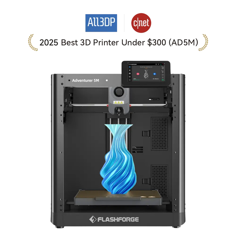 Flashforge Adventurer 5M 3D Printer, 600mm/s High Speed, Beginner-frie