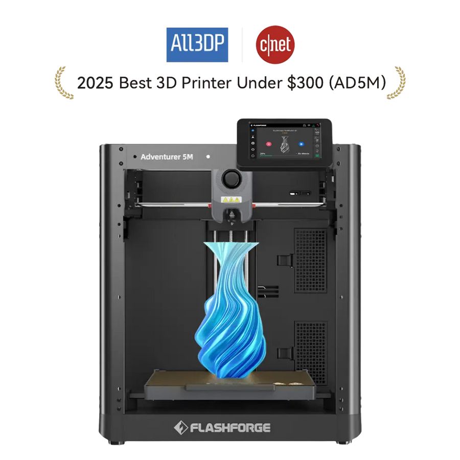 Flashforge Adventurer 5M 3D Printer, 600mm/s High Speed, Beginner-frie