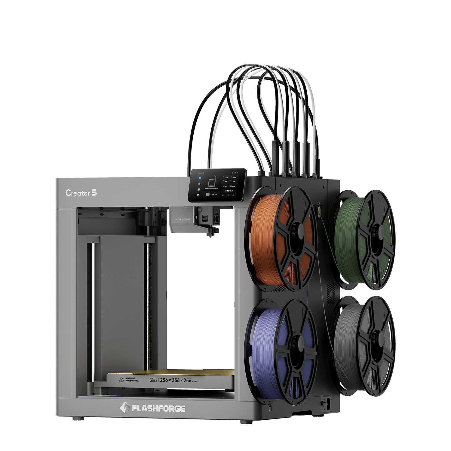 Flashforge Creator 5 4-Werkzeuge Multi-Farben 3D-Drucker | 500% schnel